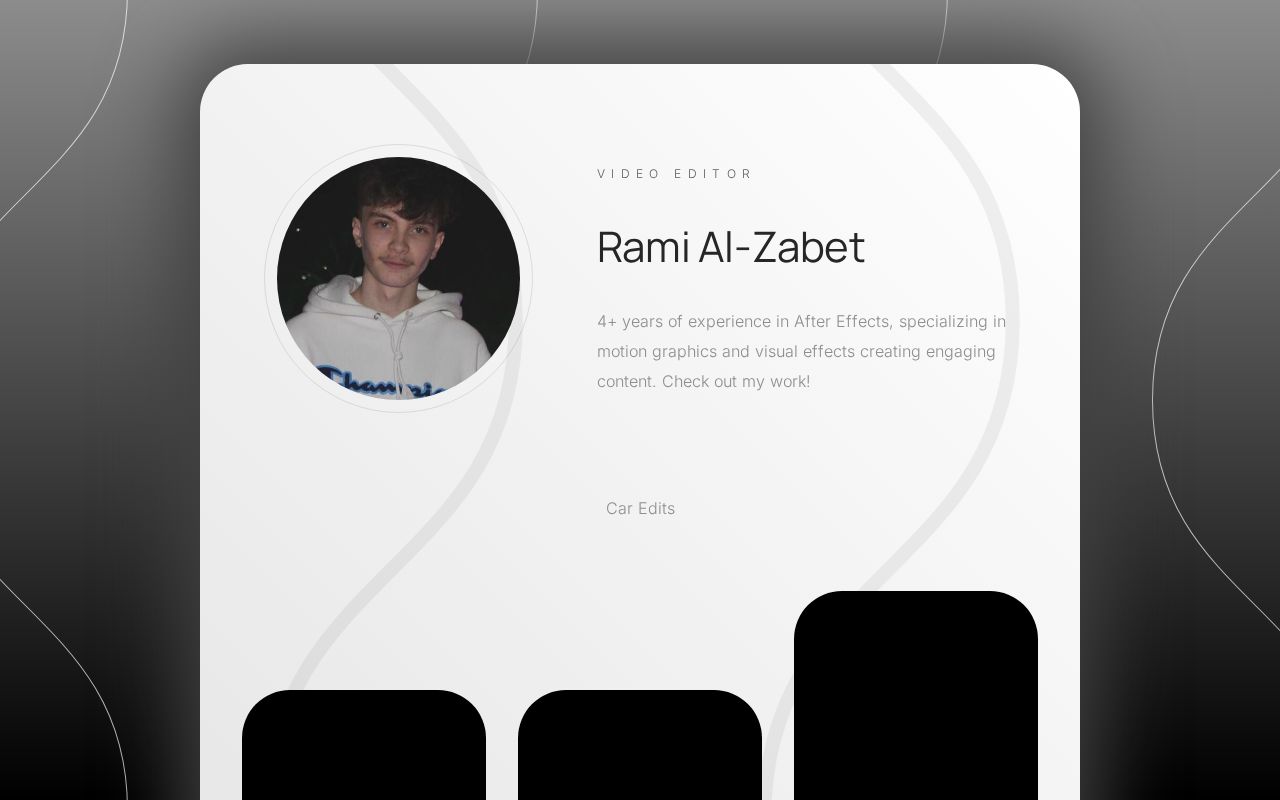 Rami Zabet Portfolio